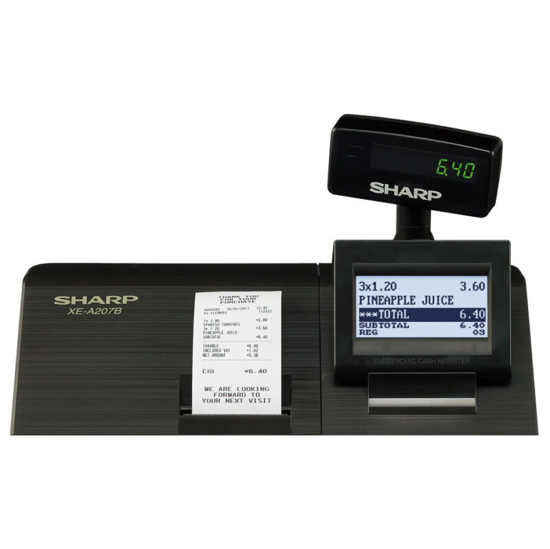 Sharp XE-A207 XB - Inkl. TSE Und Programmierung - Kassenchef